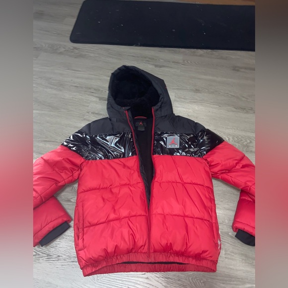 Jordan | Jackets & Coats | Jordan Red And Black Puffer Jacket | Poshmark